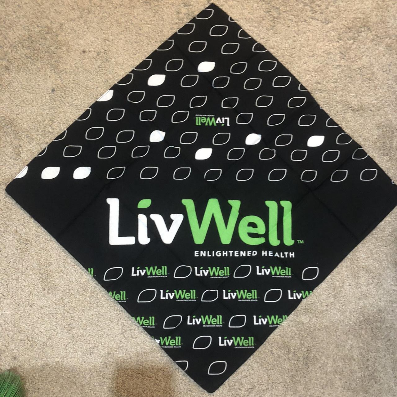Brand new and unused Liv Well Bandana Dispensary... - Depop
