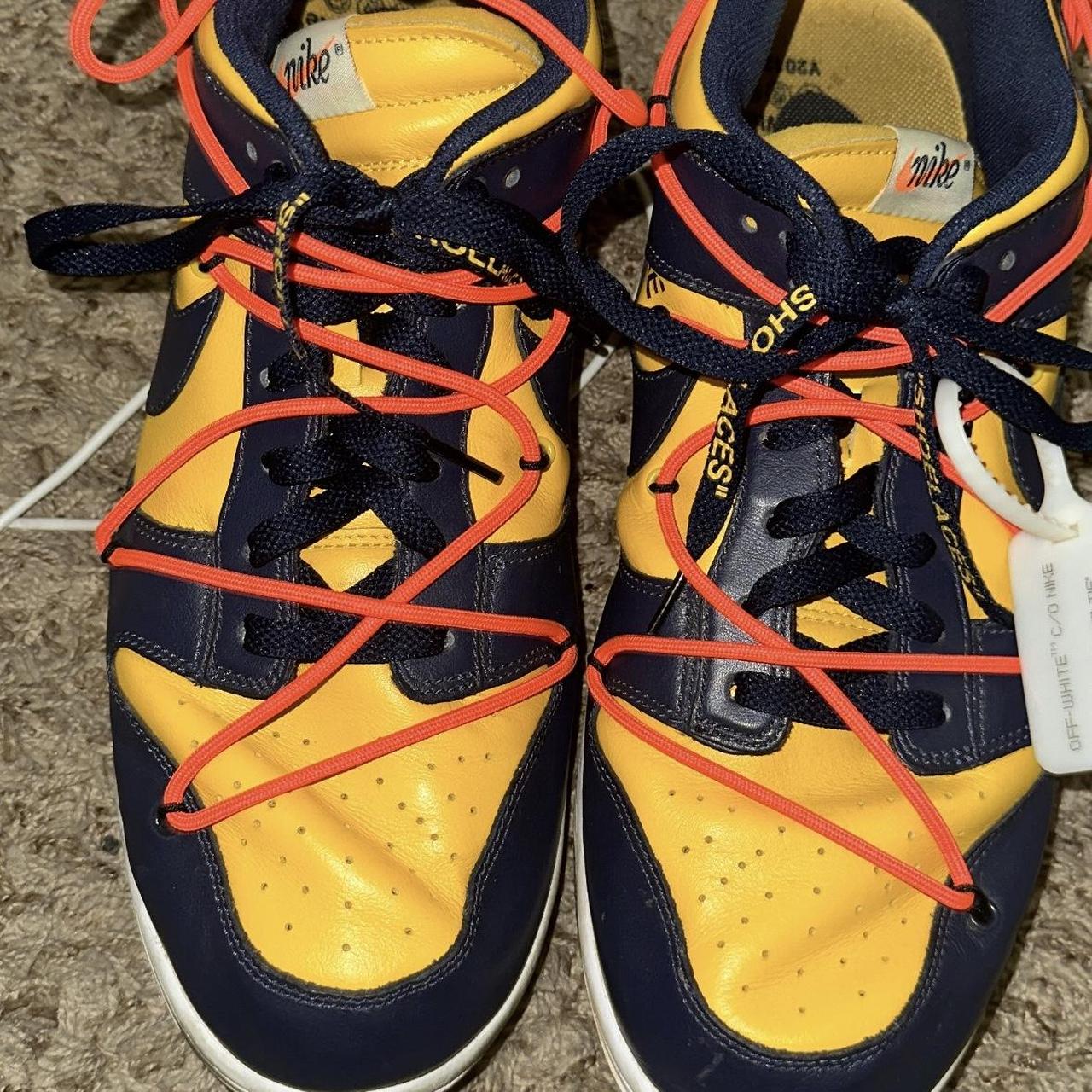 Nike off white dunks 100% authentic Wore them in a... - Depop