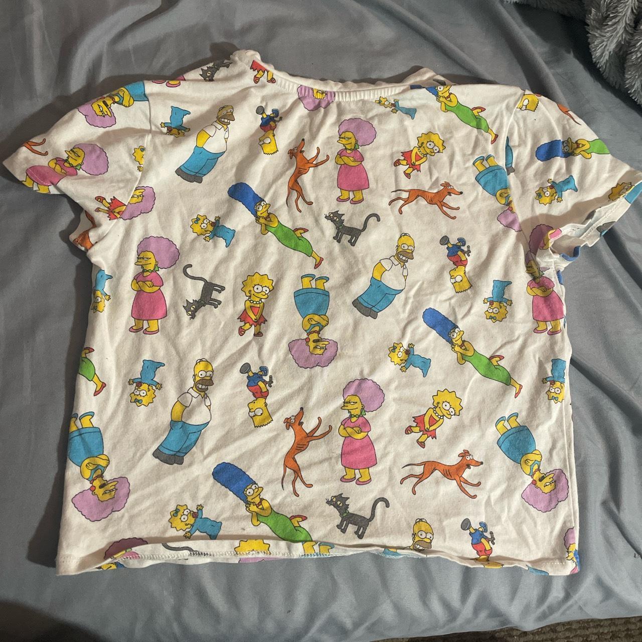 The simpsons crop top Medium - Depop