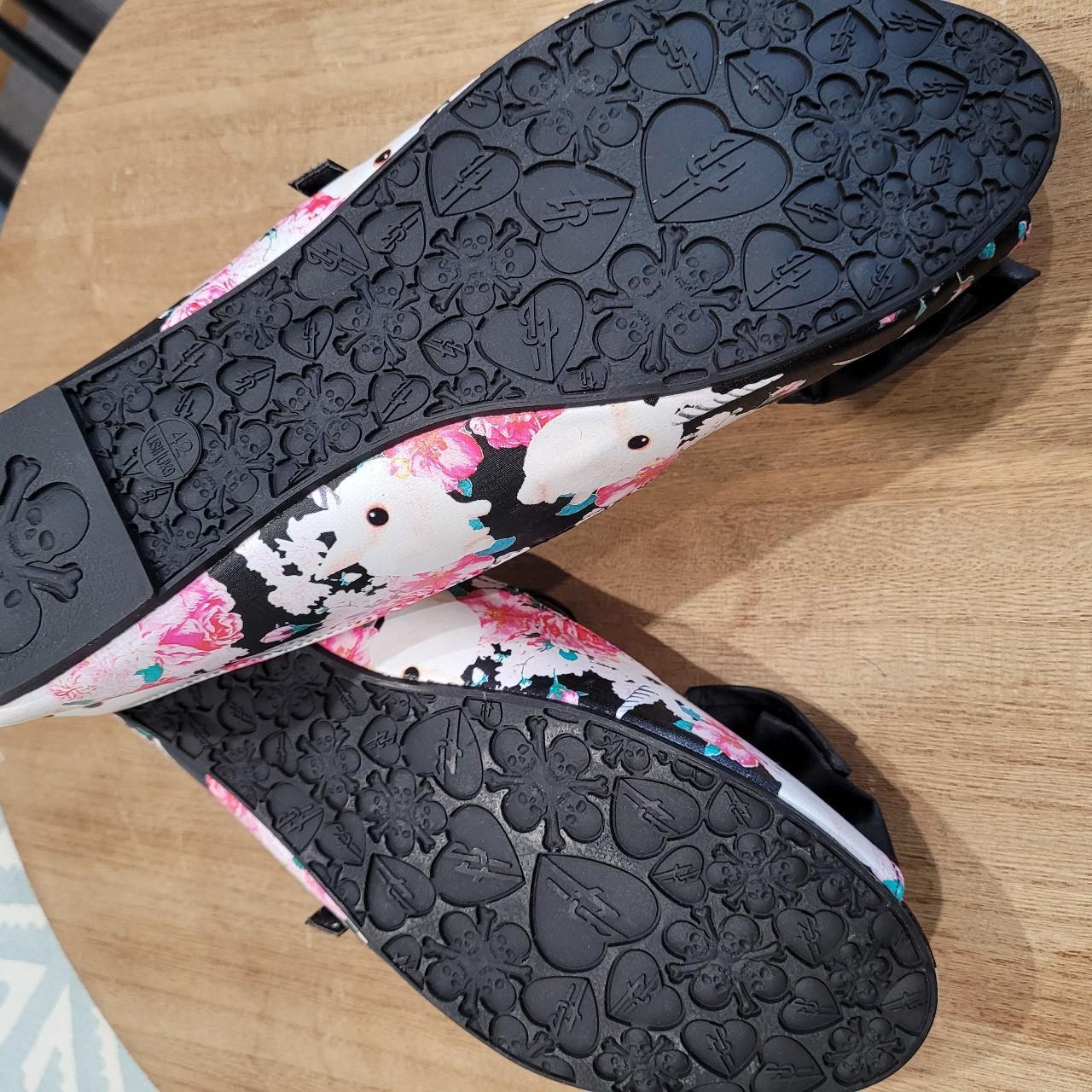 Iron Fist flats. Adorable punk, rockabilly, kawaii... - Depop