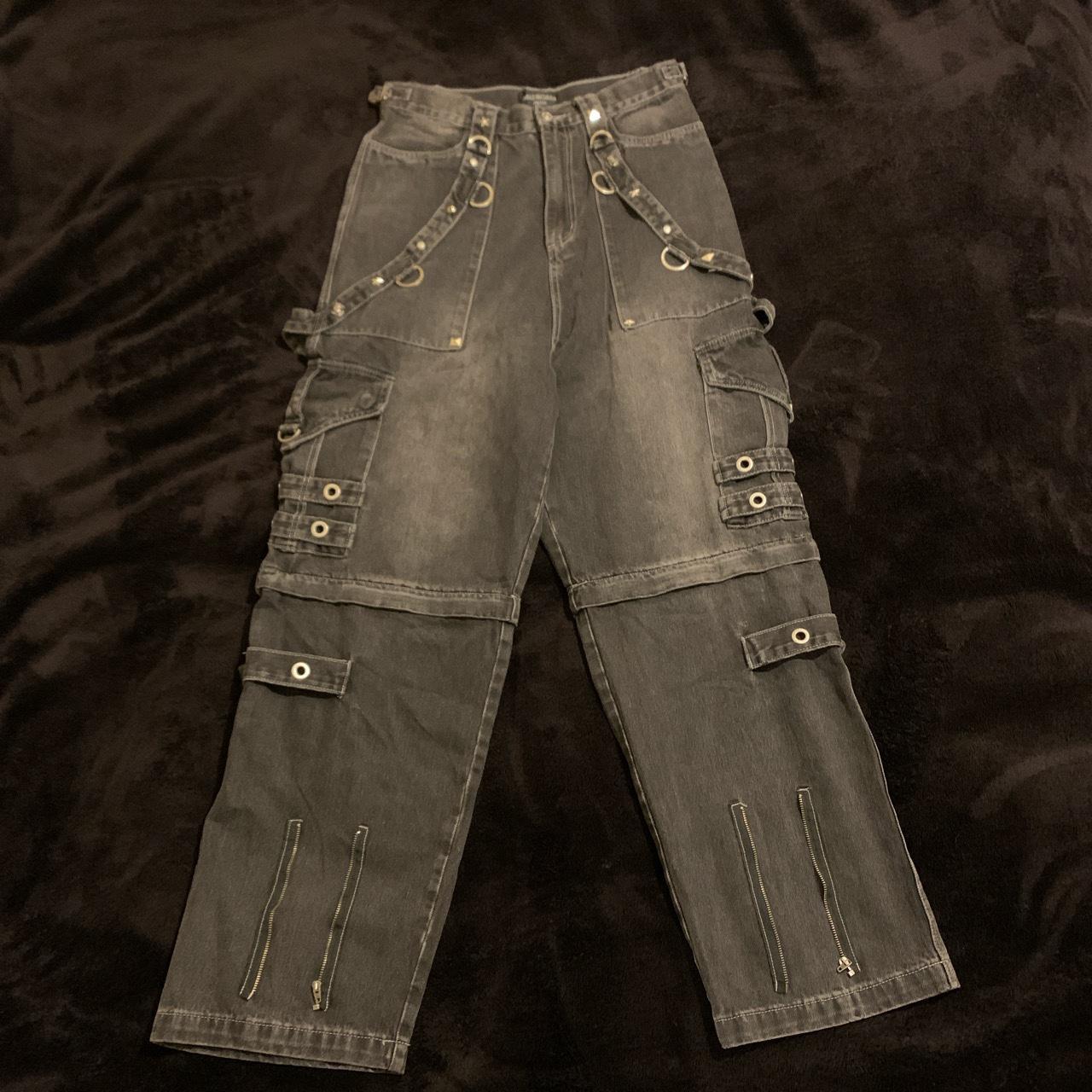 Balenciaga Raver Black Denim Jeans SS22 Size... - Depop