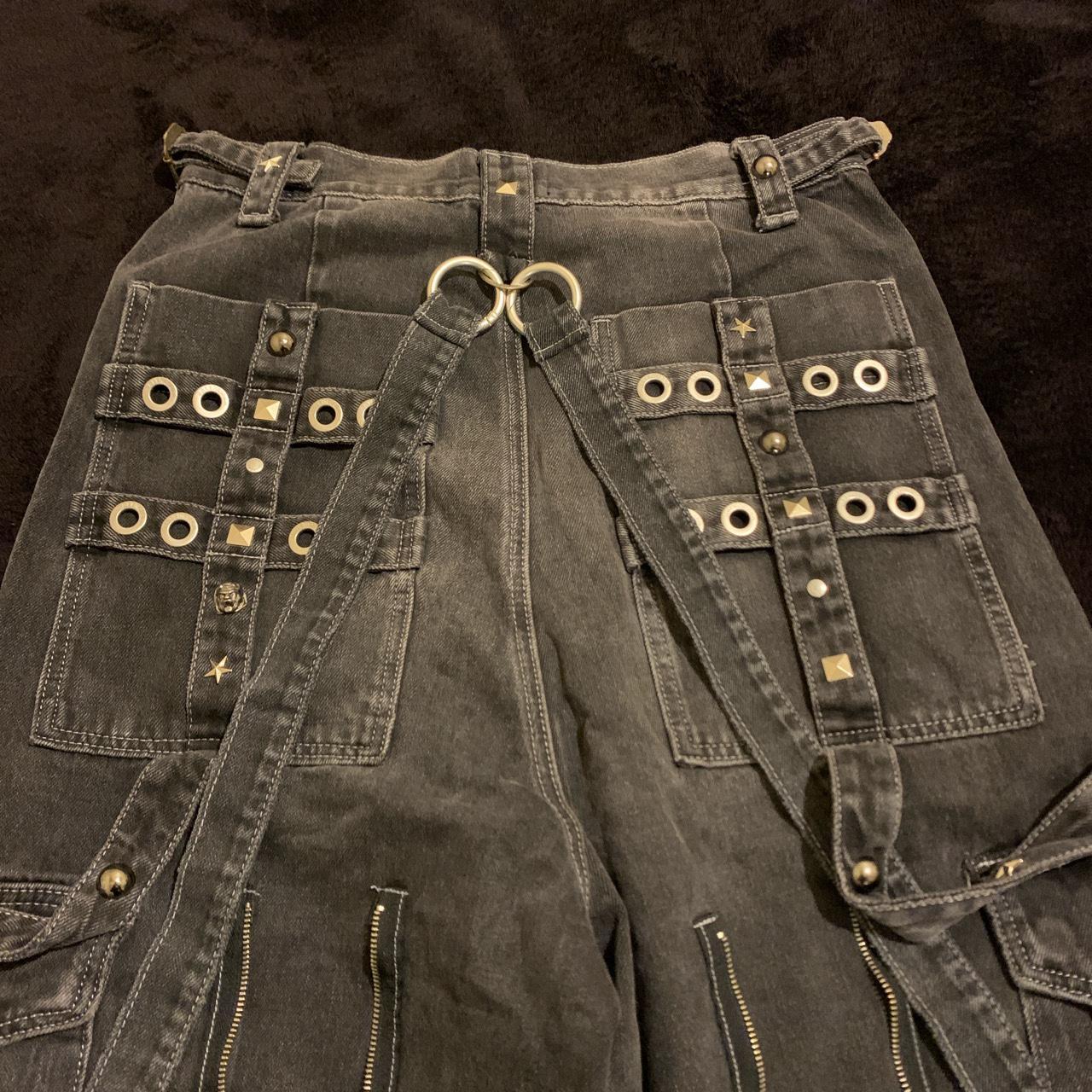 Balenciaga Raver Black Denim Jeans SS22 Size... - Depop