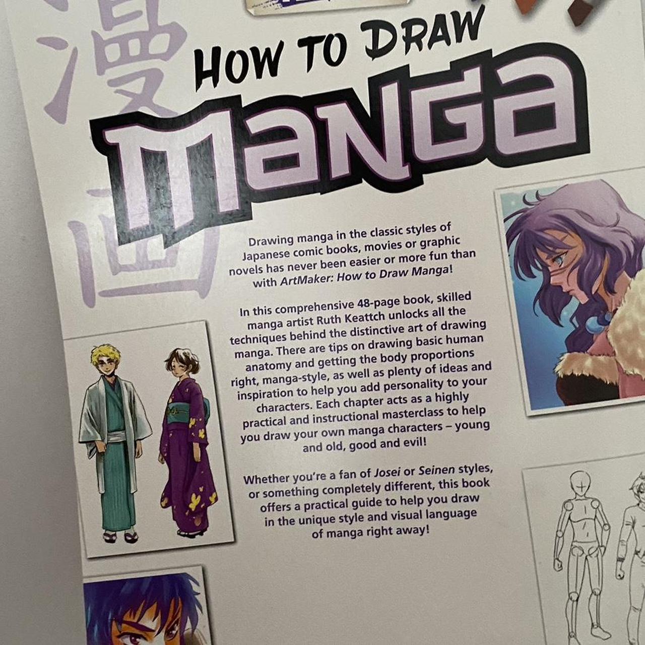 Manga drawing book tutorial learning how to draw.... - Depop