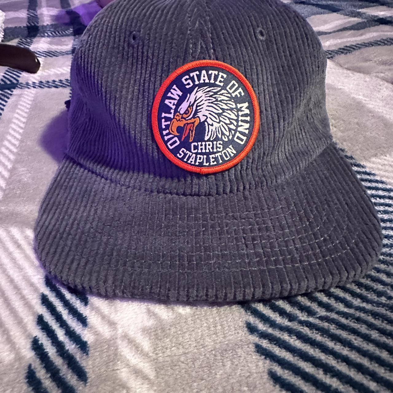 Chris Stapleton Outlaw state of mind hat from concert - Depop