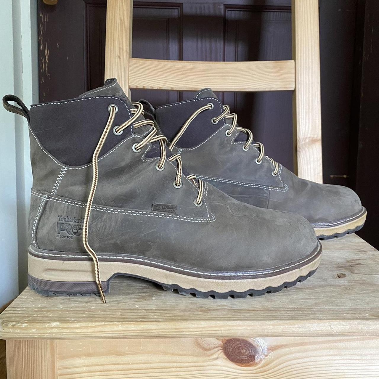 Timberland PRO Alloy Toe Waterproof Work Boot in... - Depop