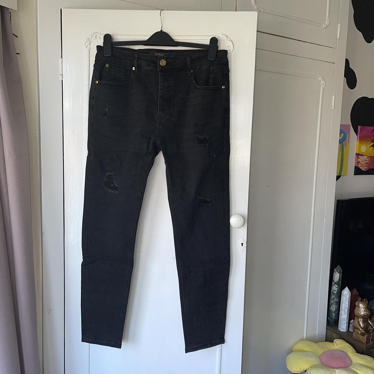 Glorious gangsta • mens distressed and ripped jeans... - Depop