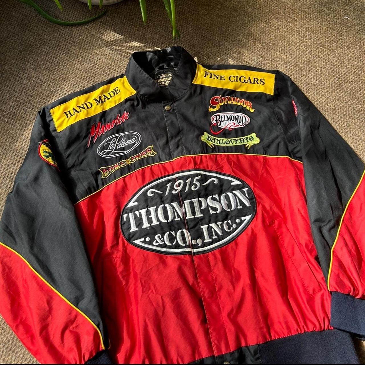 Crazy Rare Vintage Cigar Racing Nascar Style Jacket... - Depop