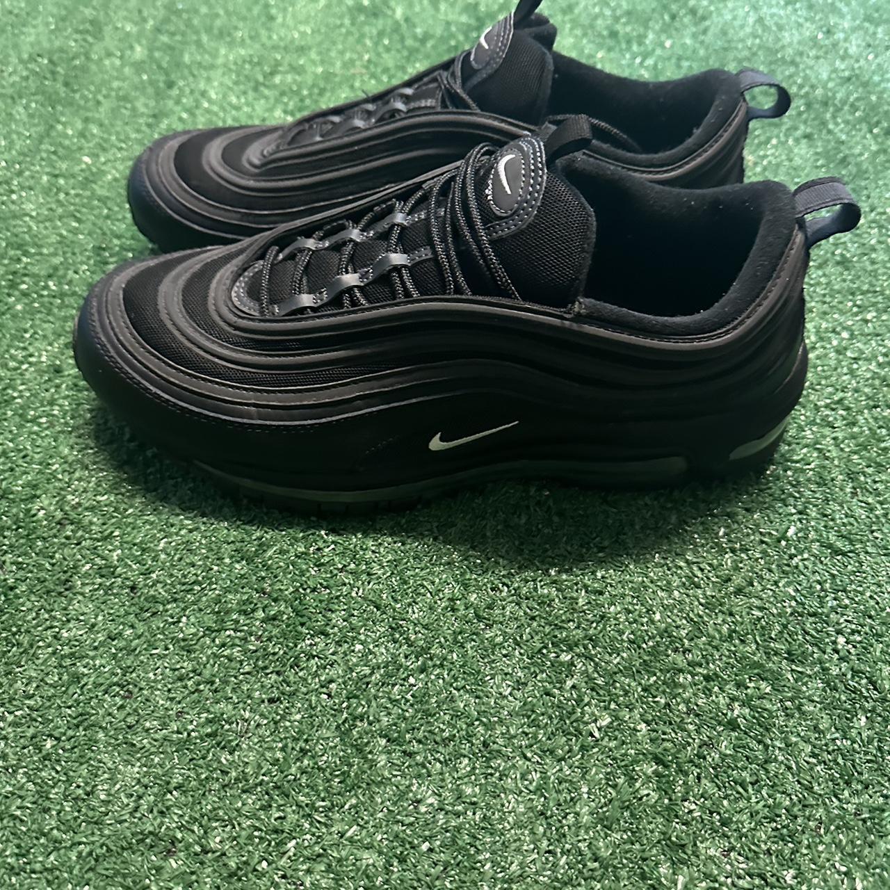 Nike Air max 97 all triple black color way • great... - Depop