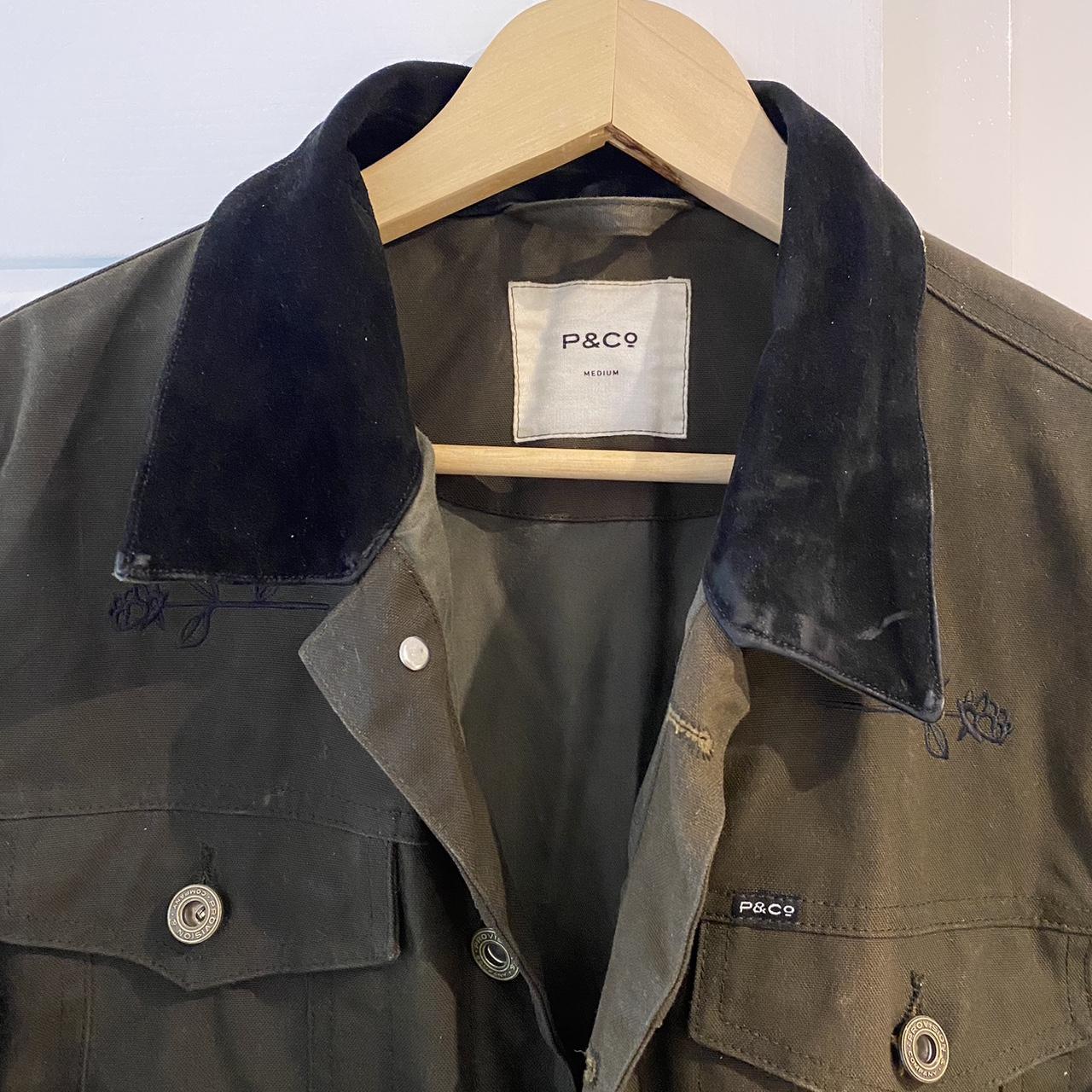P and Co Wayfare Wax Jacket Mens M, P&Co Olive green... | Depop