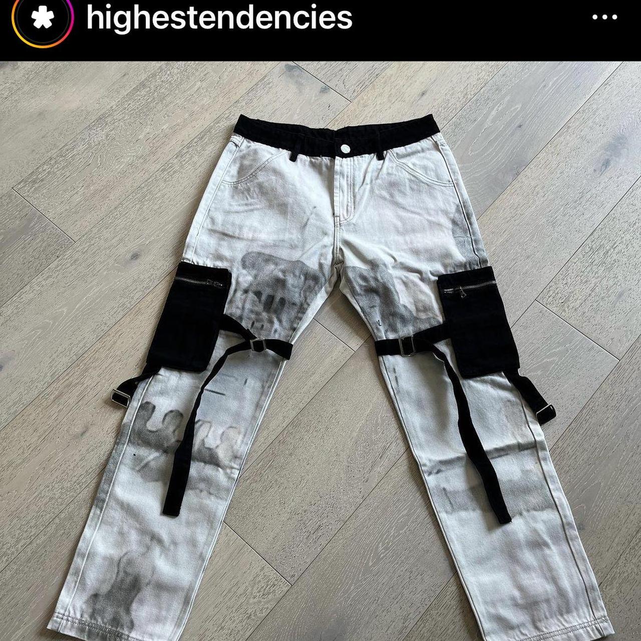 highest tendencies mosaic cargo pants 10/10 condition - Depop