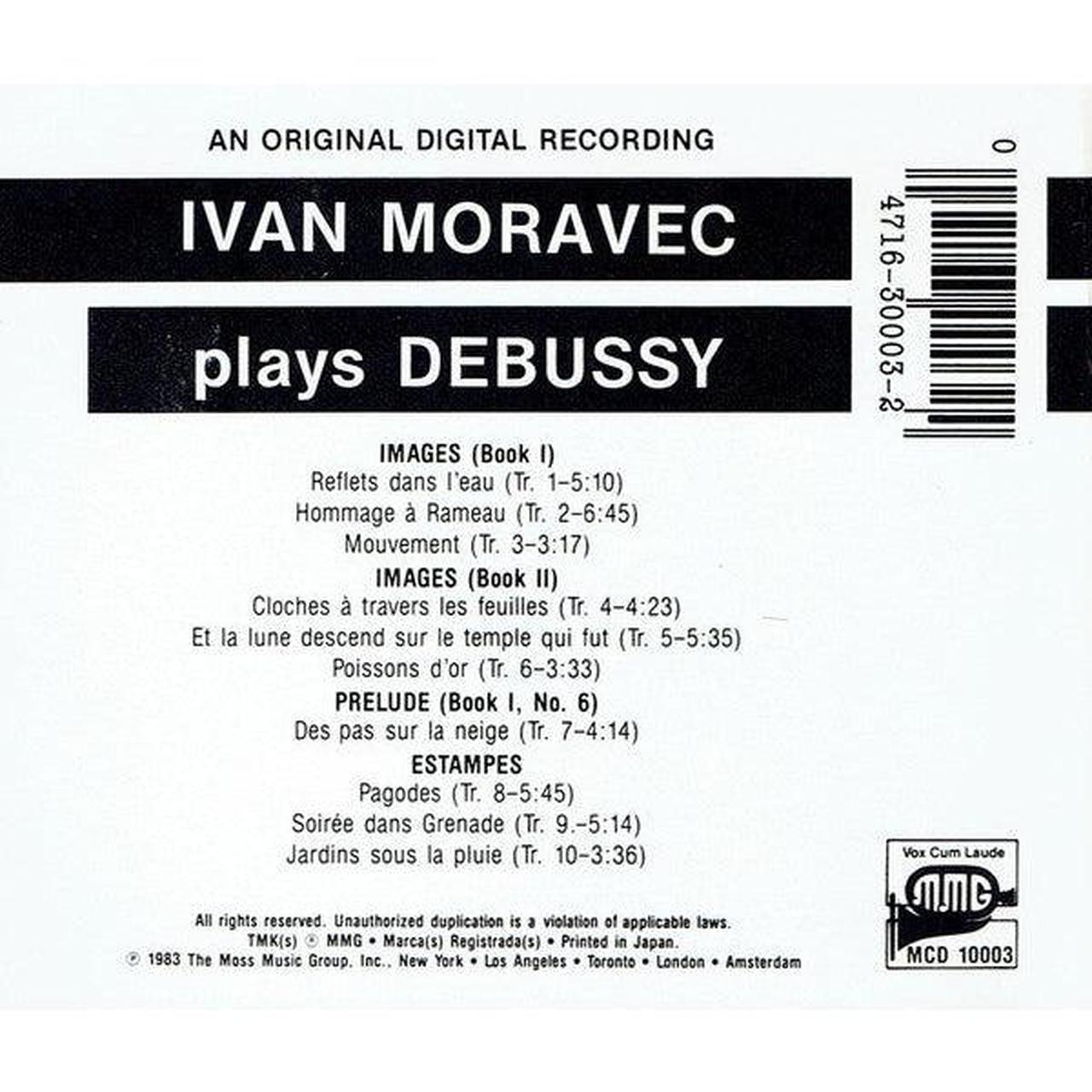 Ivan Moravec - Ivan Moravec Plays Debussy (CD)... - Depop