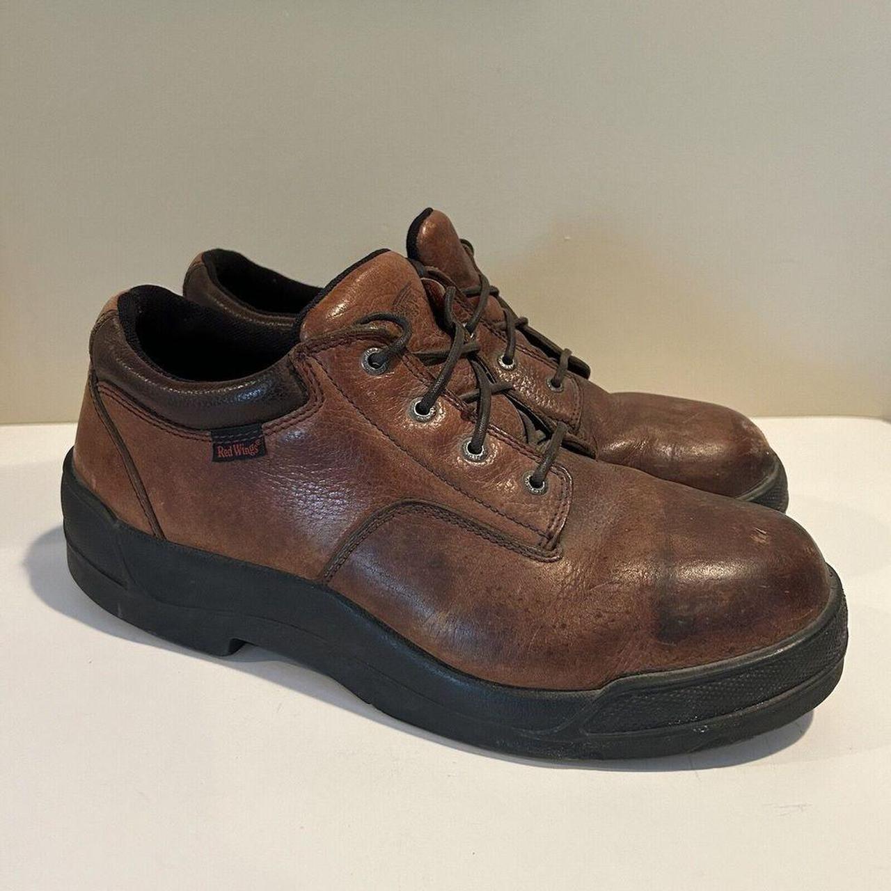 Red Wing Men's Steel Toe Model 6611 Laceup... - Depop
