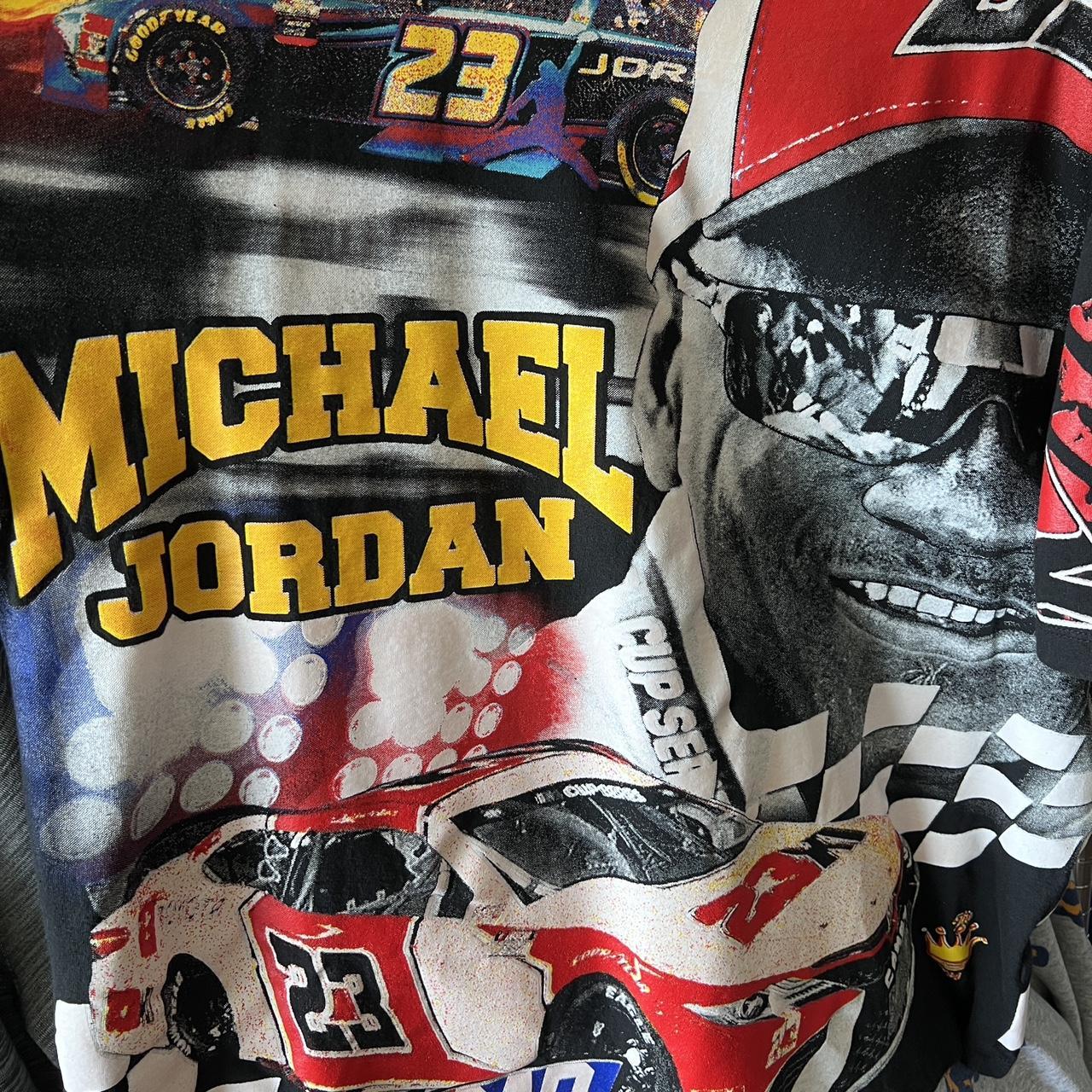 Crazy Michael Jordan NASCAR AOP Thailand print... - Depop