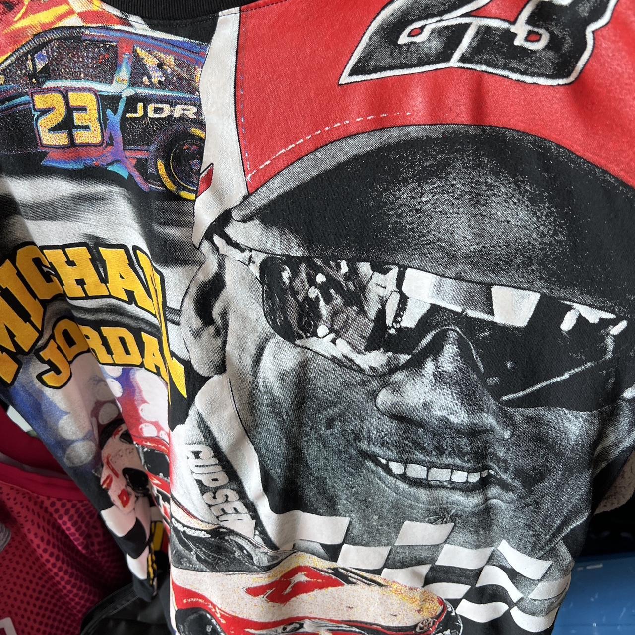 Crazy Michael Jordan NASCAR AOP Thailand print... - Depop