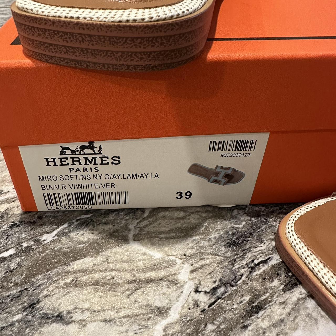 Hermes Women's Tan Sandals | Depop