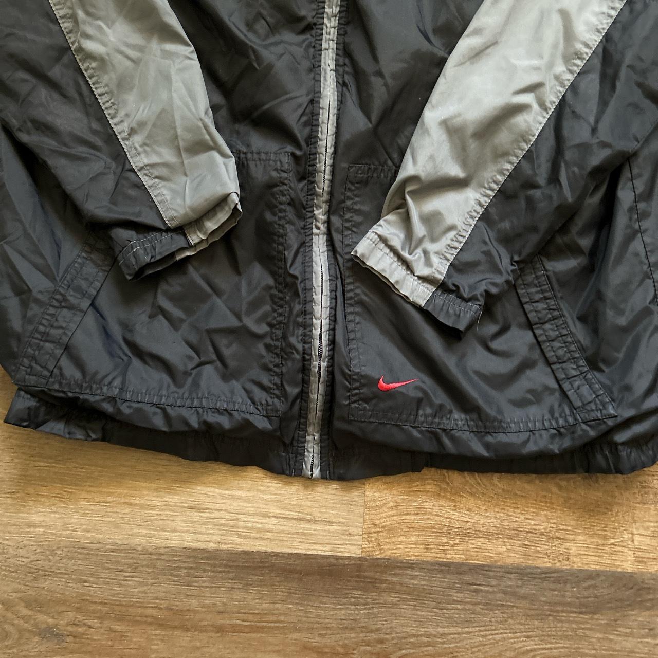 Mens jacket Nike 000: Y2K Missing Zipper Fabric... - Depop