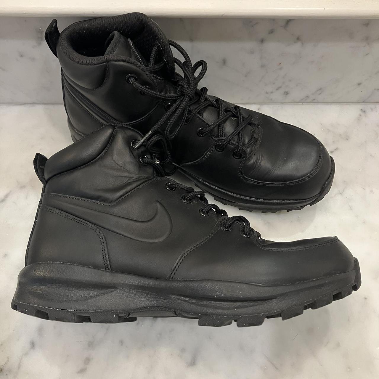 Nike Moana black boot Size men US 10 In excellent... | Depop