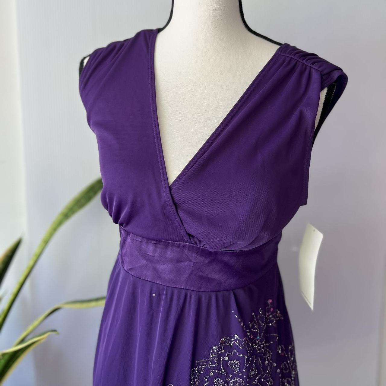 Dead stock Ruby Rox 90s purple fairy core dress... - Depop