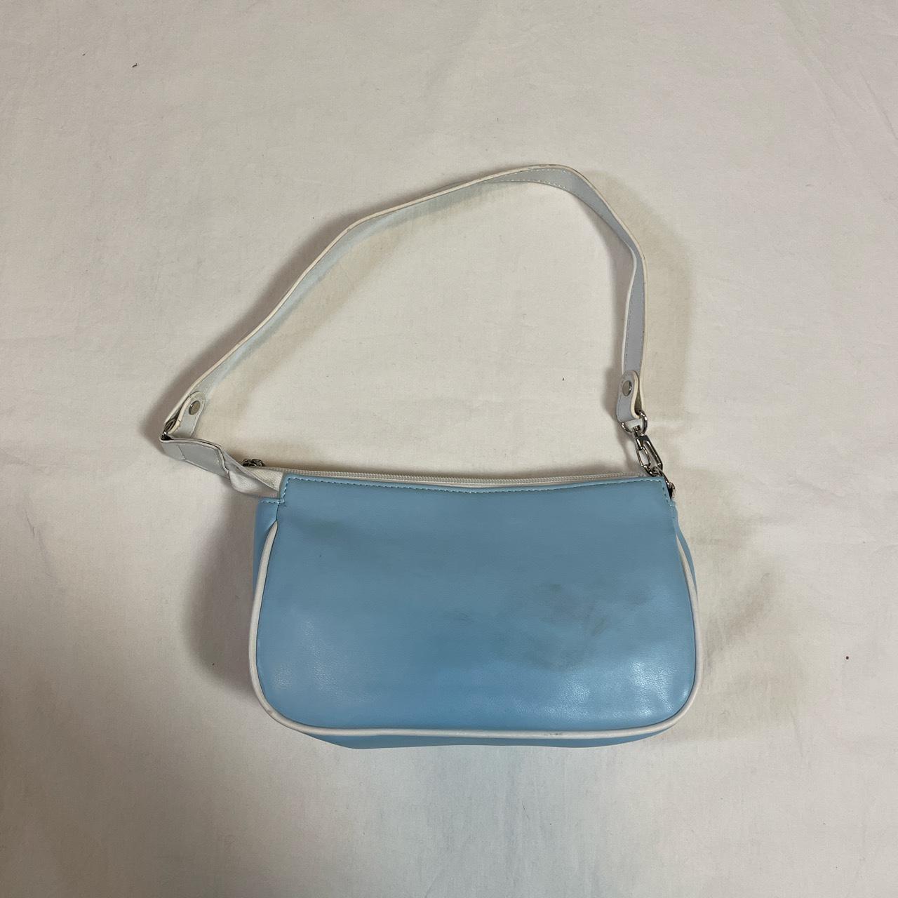 Vintage y2k initial “M” shoulder bag. Love the sky... - Depop