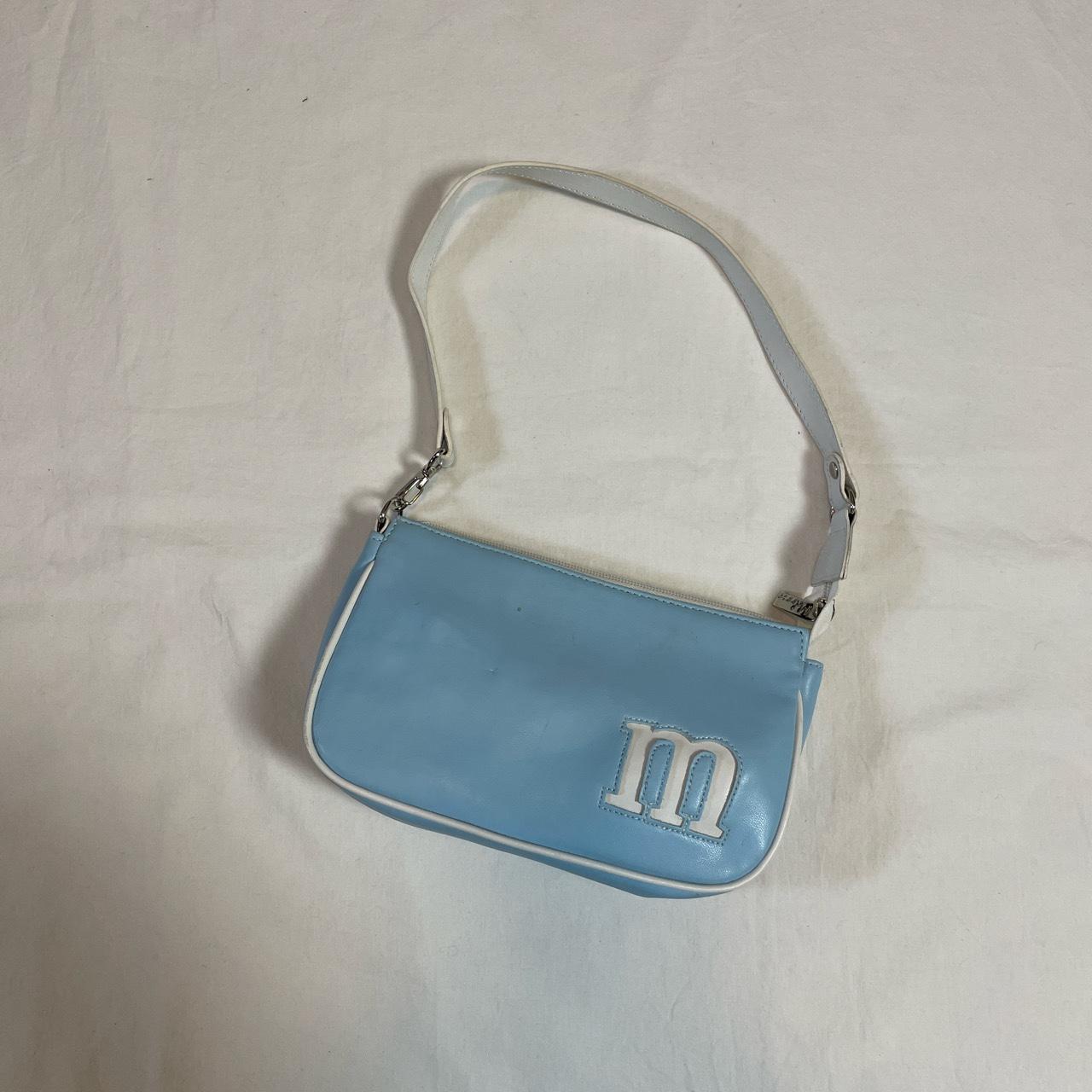 Vintage y2k initial “M” shoulder bag. Love the sky... - Depop