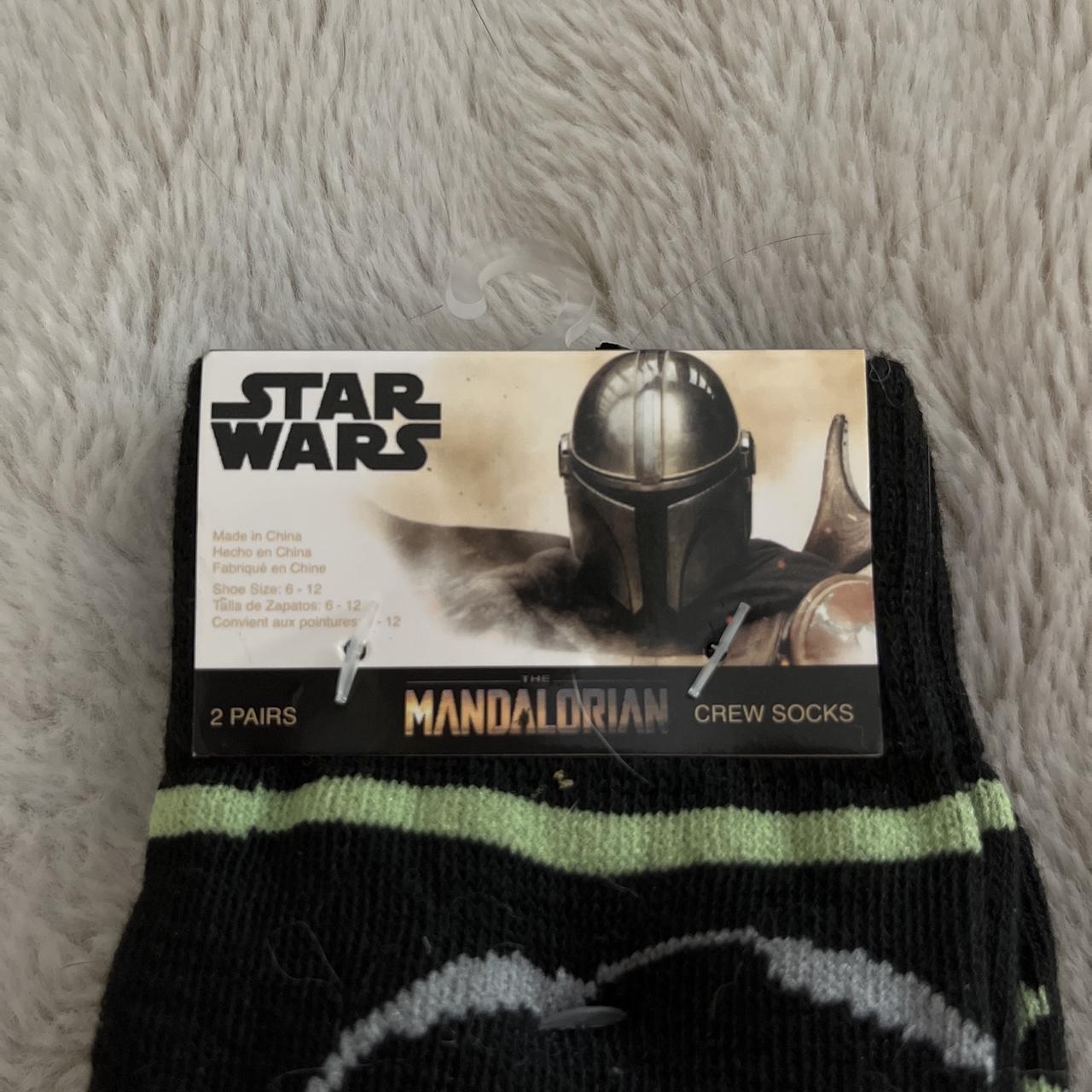 Disney’s Mandalorian Baby Yoda Crew Socks 2 Pairs... - Depop