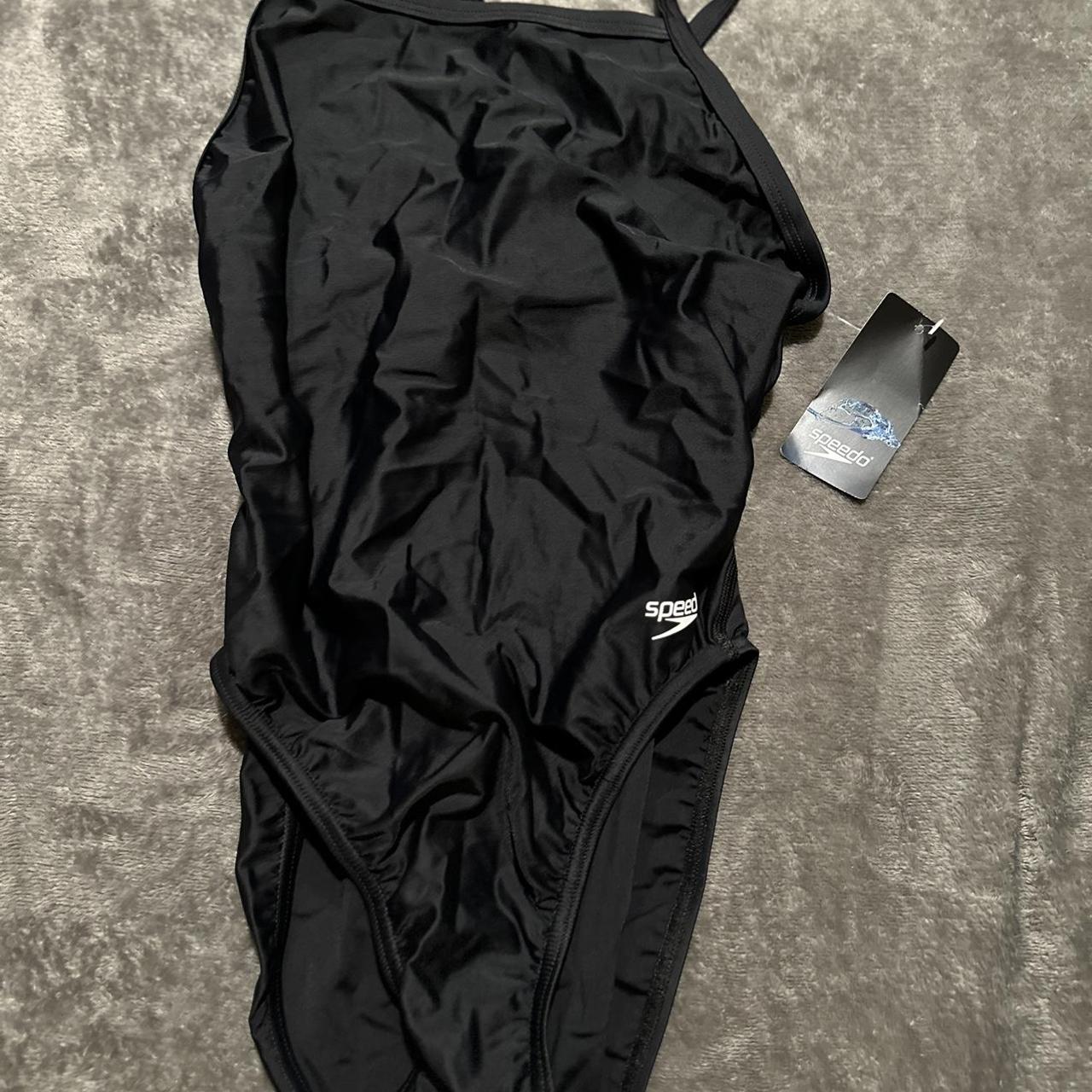 Speedo Eco Solid Flyback One Piece 10/36 NWT - Depop