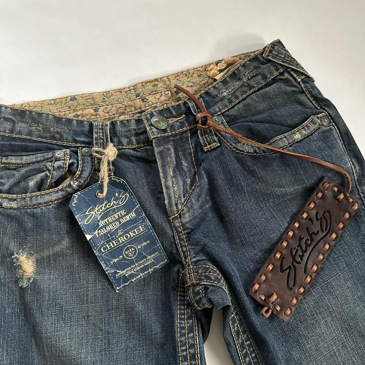 Stitch authentic tailored denim Cherokee, vintage... - Depop