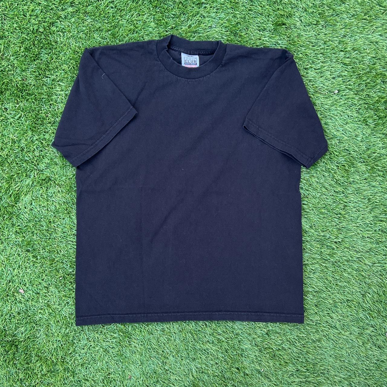 PLAIN BLACK PRO CLUB - TAGGED A LARGE - AMAZING... - Depop