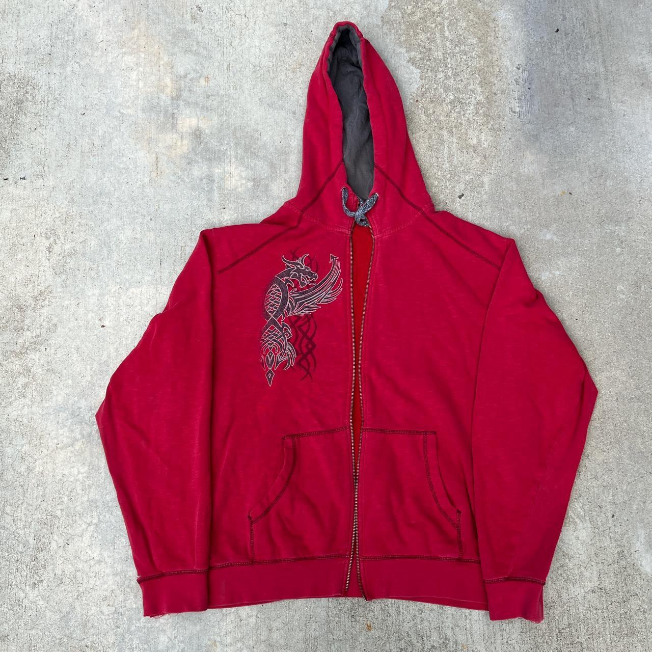 JNCO STYLE ZIPUP JACKET - TAGGED A XXL FITS LIKE A... - Depop