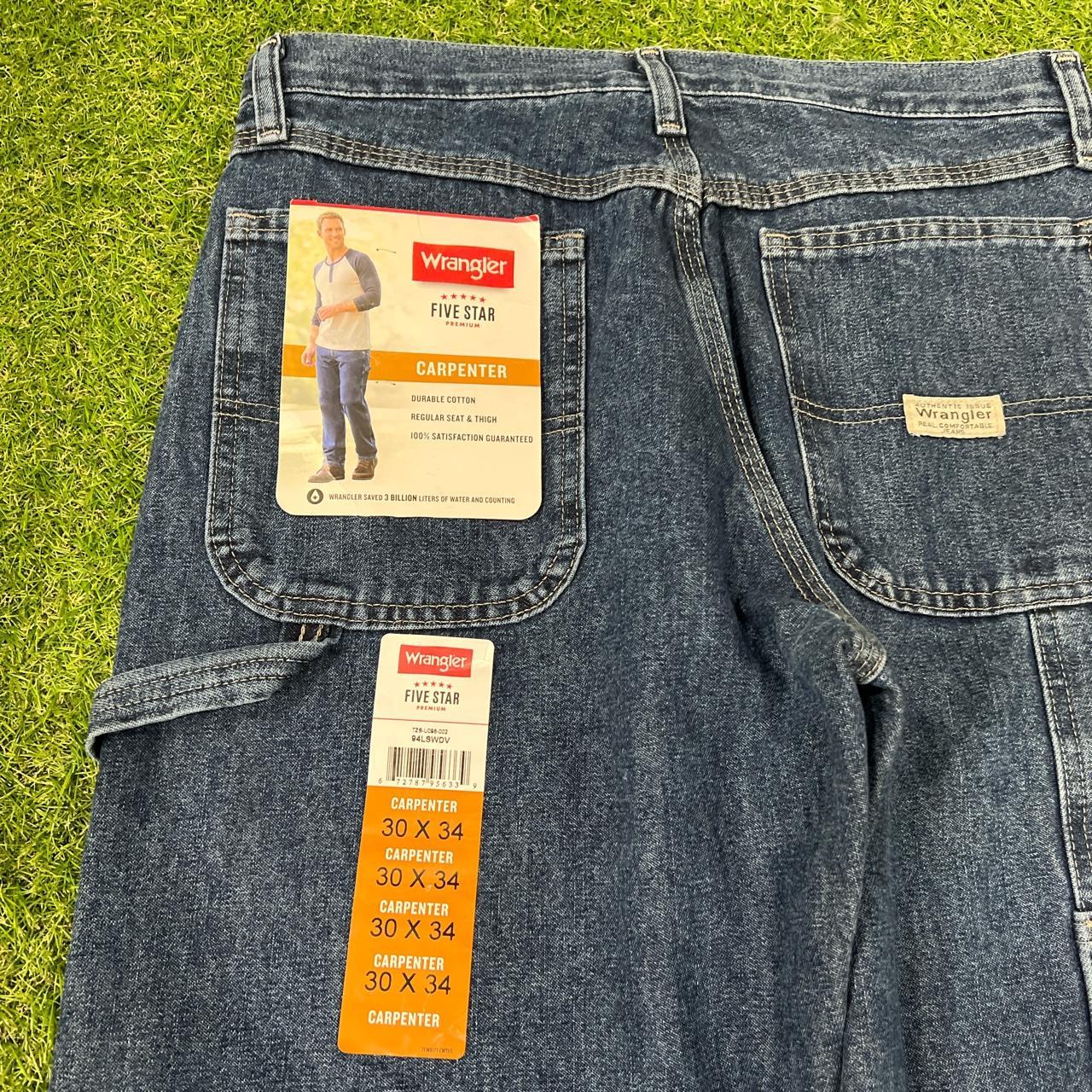 DEAD-STOCK BRAND NEW WRANGLER CARPENTER HEANS -... - Depop