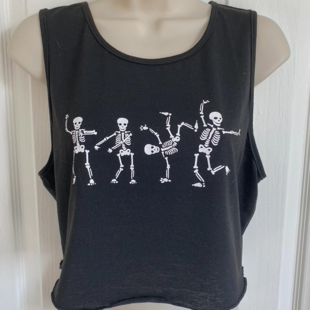 Shein - Black Skeleton Tank Top. Size XL Black tank... - Depop