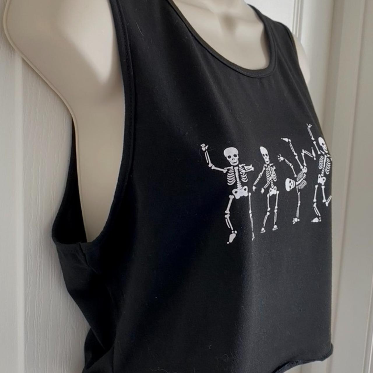 Shein - Black Skeleton Tank Top. Size XL Black tank... - Depop