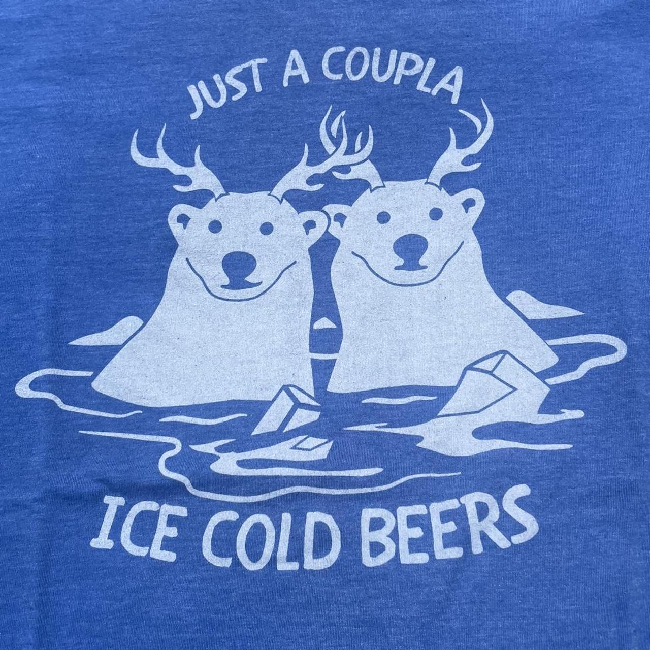 Just a coupla ice cold beers tee shirt Funny graphic... - Depop