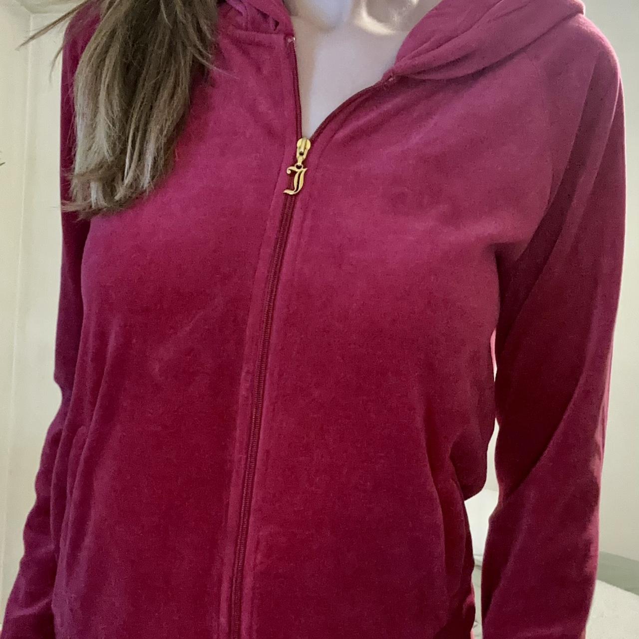 Vintage early 2000’s y2k pink suede zip up jacket by... - Depop