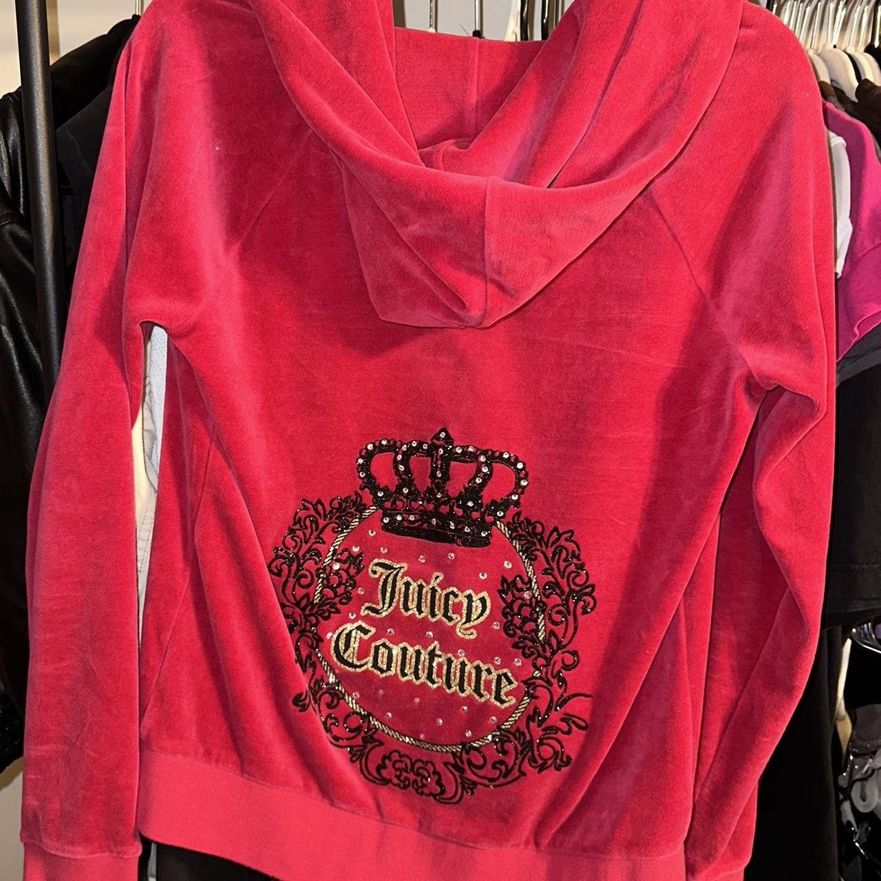 Vintage early 2000’s y2k pink suede zip up jacket by... - Depop