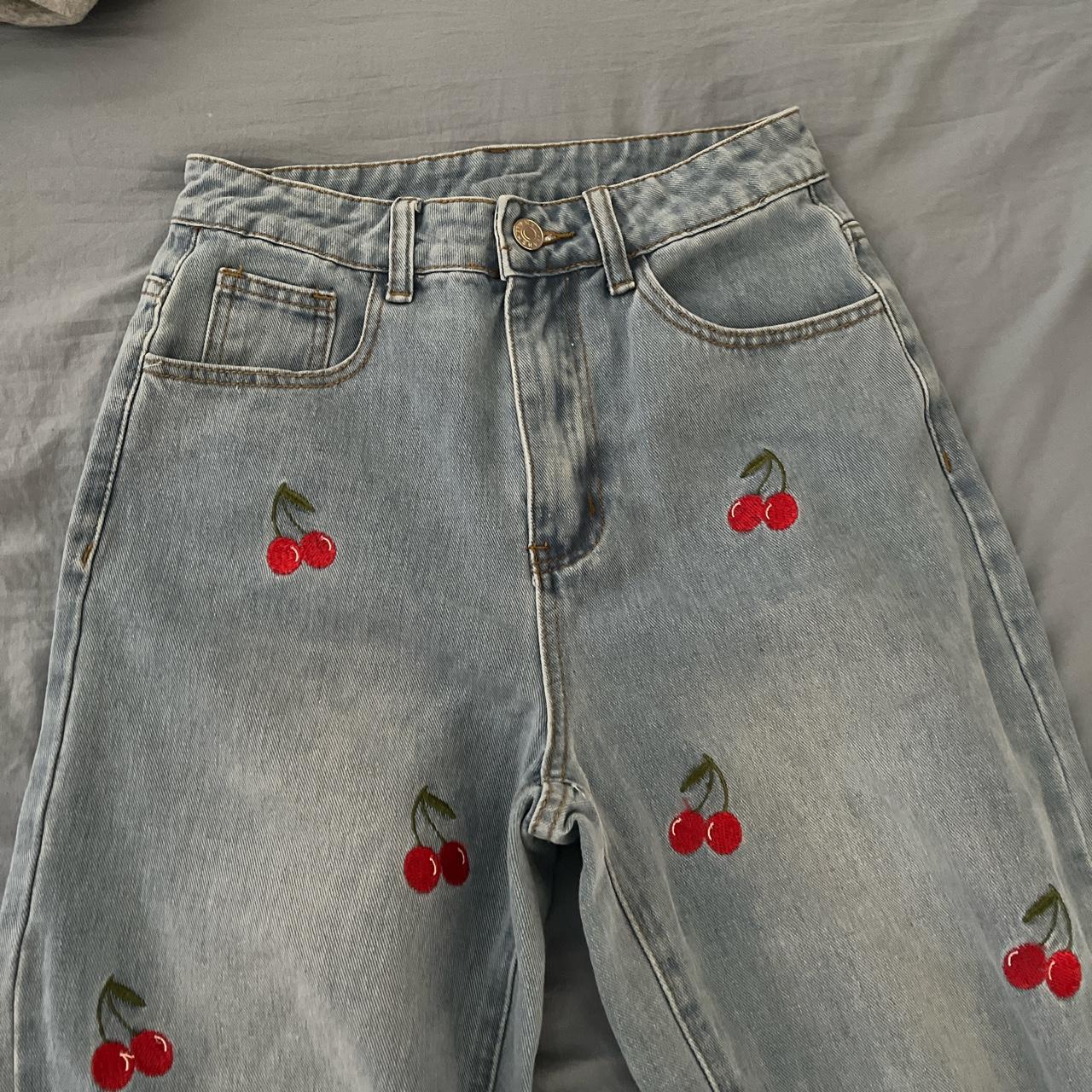 Romwe Women's Blue Jeans | Depop