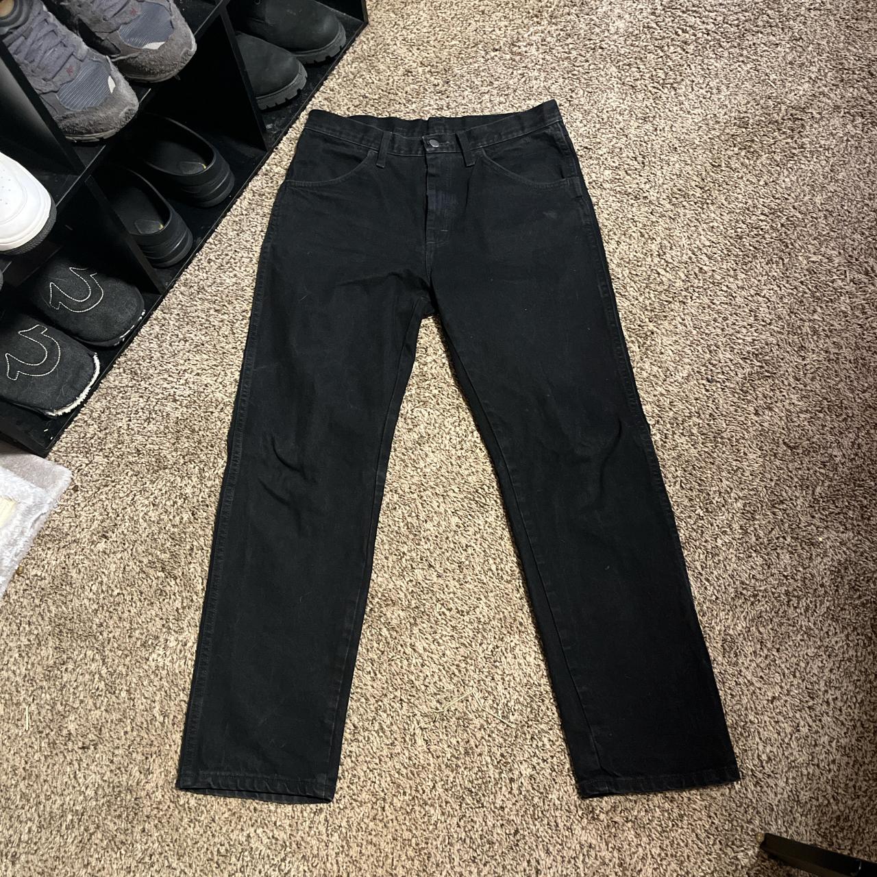 Black Rustler brand straight leg jeans jnco... | Depop