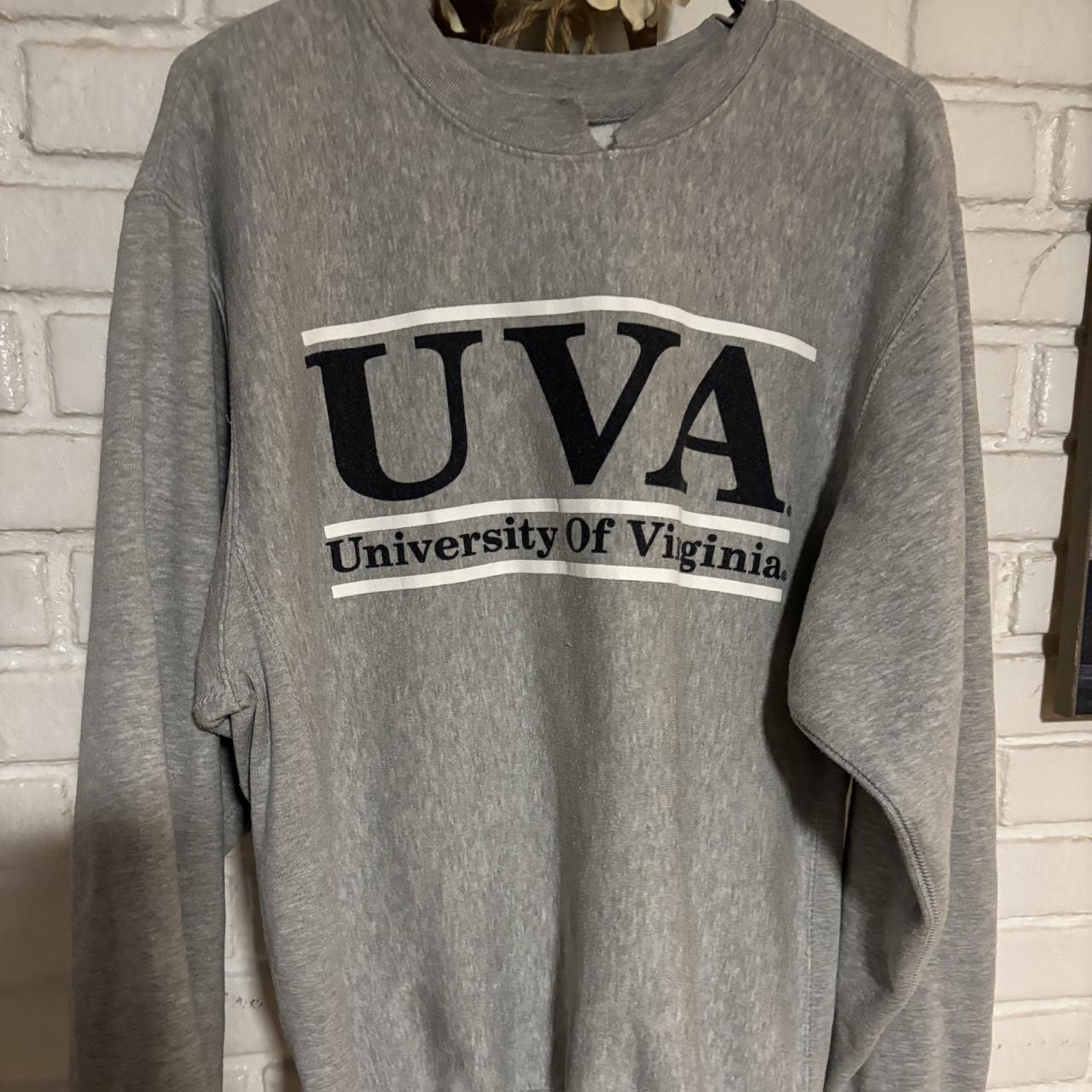 UVA heavyweight crewneck, no tag - Depop