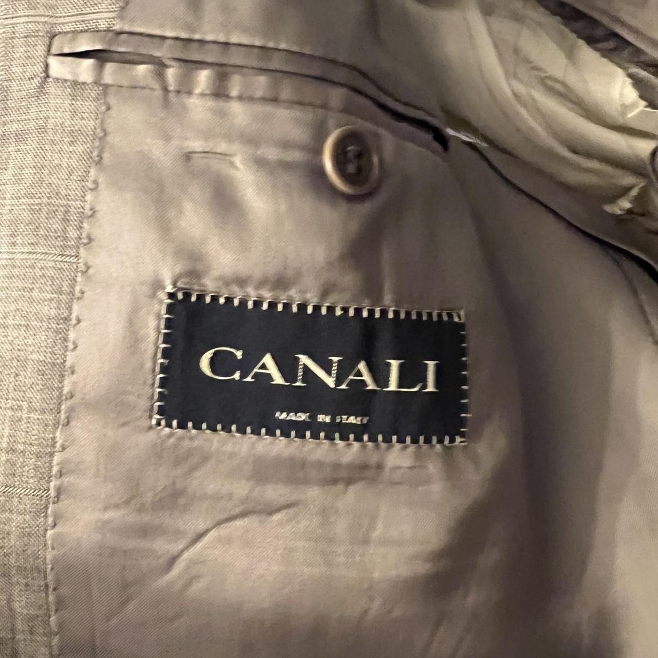 Canali Men's Grey Suit | Depop
