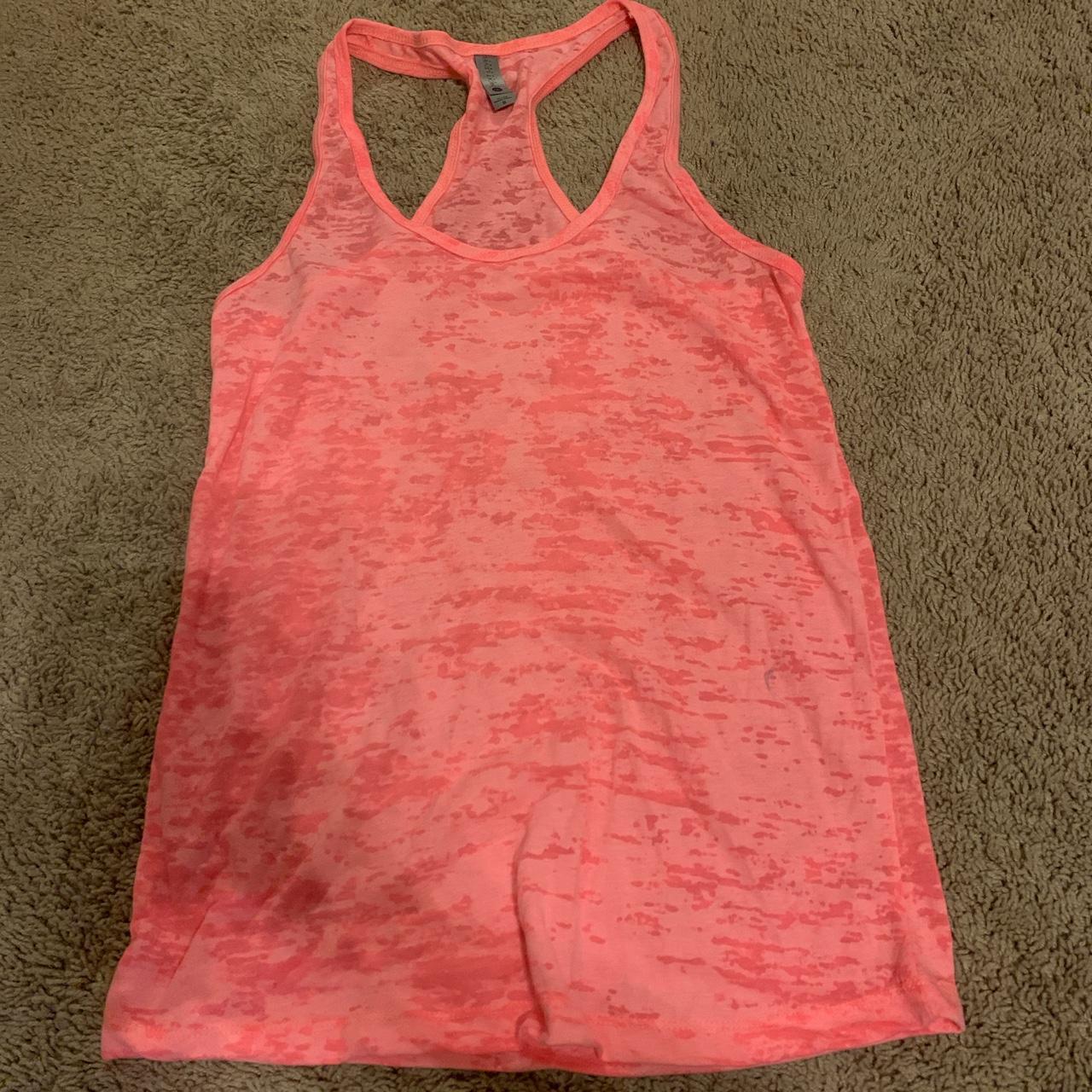 Next Level Pink tank top Medium Never worn - Depop