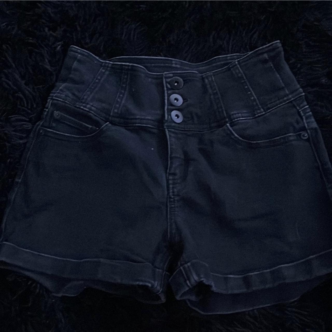 NoBo high rise size 9 jegging shorts • very... - Depop