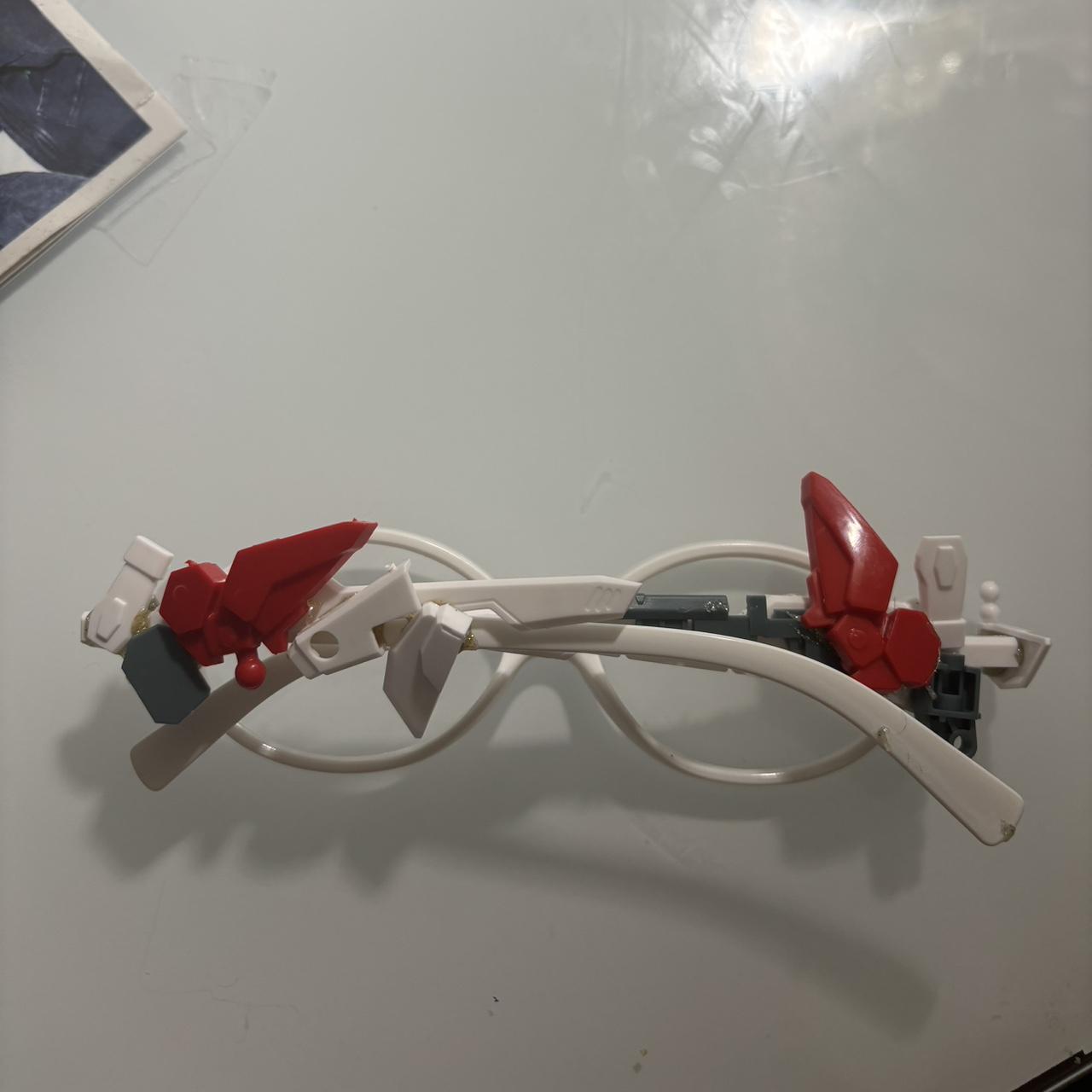 White Mecha Glasses Bayonetta Frames #mecha #unit... - Depop
