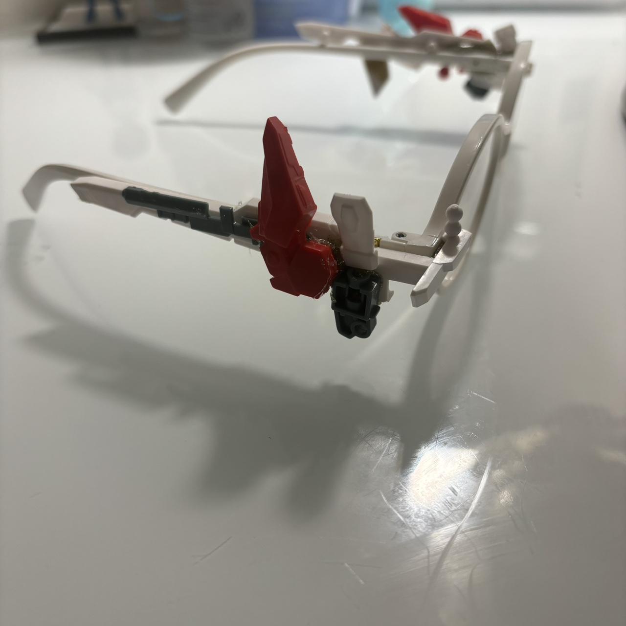 White Mecha Glasses Bayonetta Frames Mecha Unit Depop