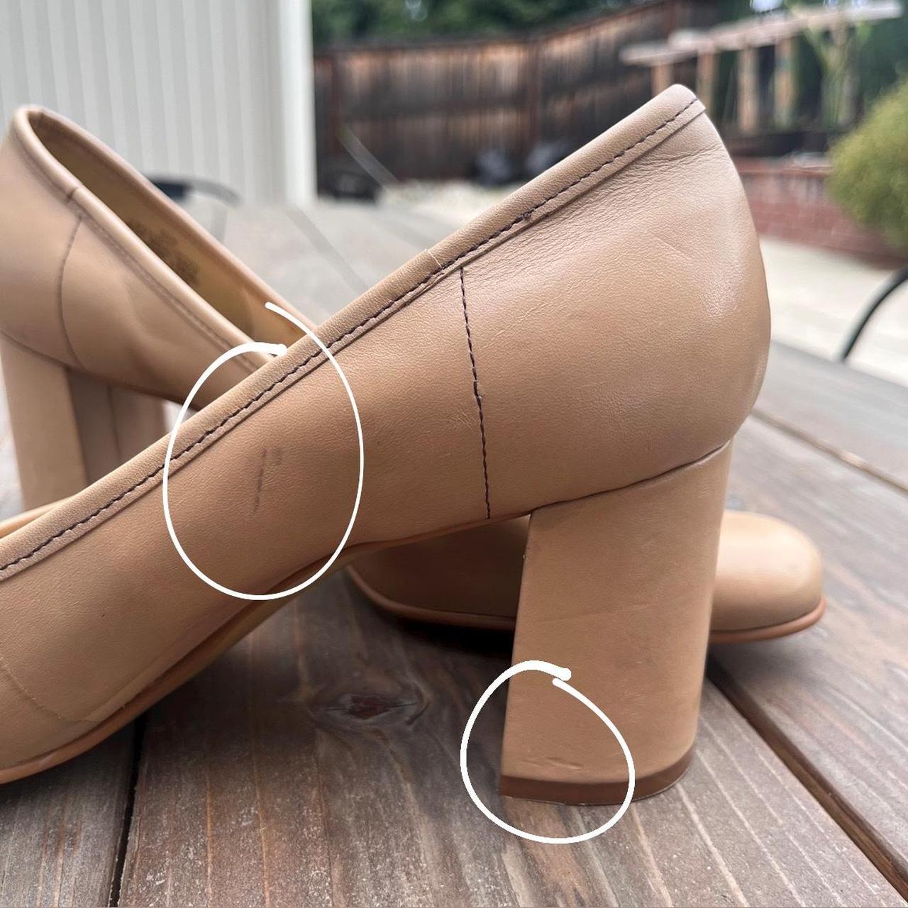 Maison Margiela Women's Cream Courts | Depop