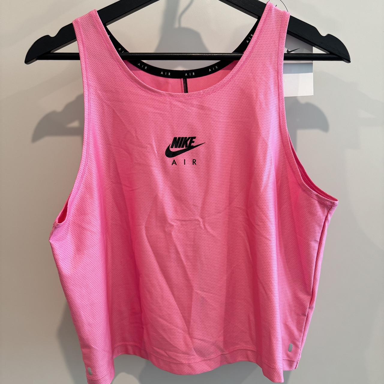 Brand New Hot Pink Nike DriFit Running / Workout... - Depop