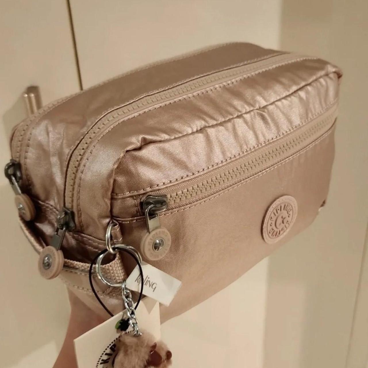 Kipling Pouch Very cute Quartz Metallic 100%... - Depop