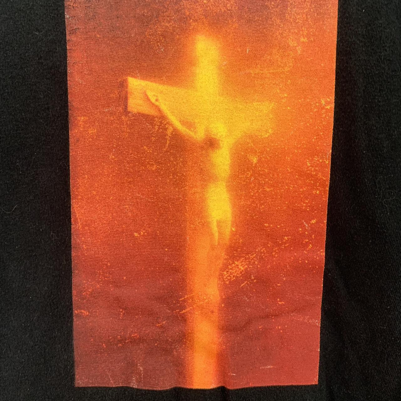 #Supreme Andre Serrano “piss Christ” tee I’m good... - Depop