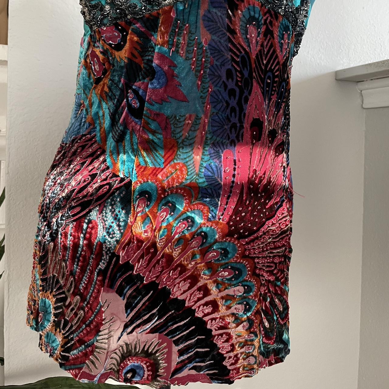 Y2K Cache halter top! Silk on top + velvet on... - Depop