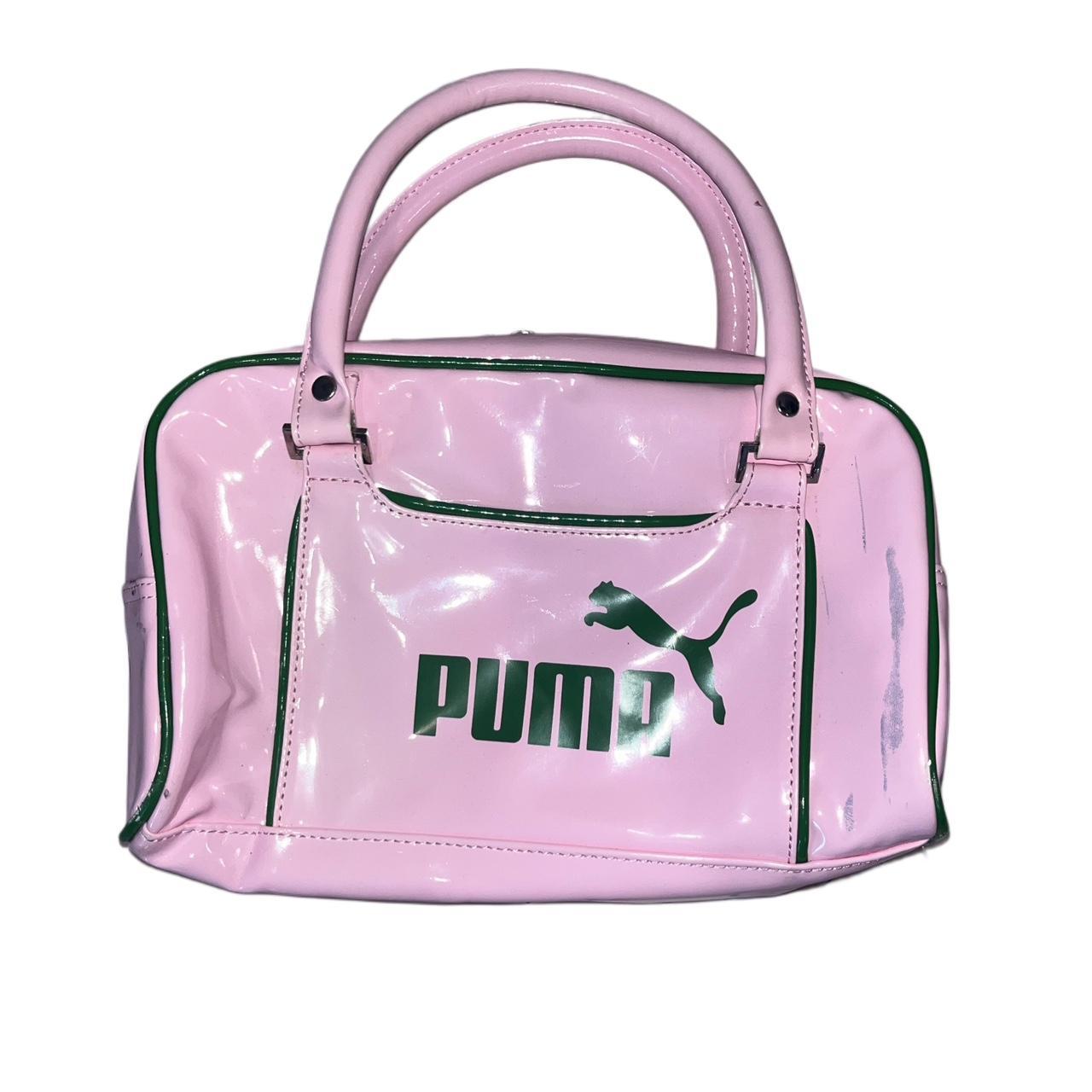 cute baby pink puma bag! $15 #puma #purse #y2k... - Depop