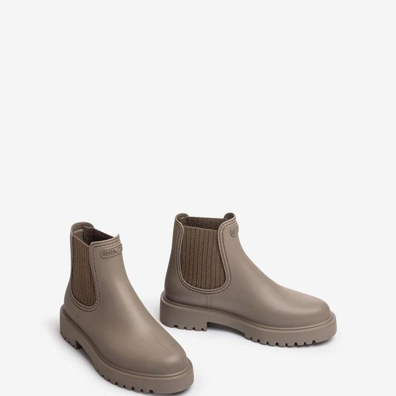 Rubber Chelsea boot with SuperLight toe cap, amazing... - Depop